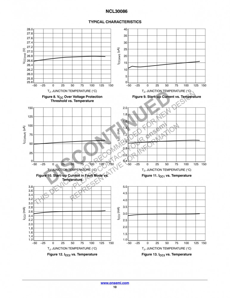 NCL30086 datasheet preview, page 10