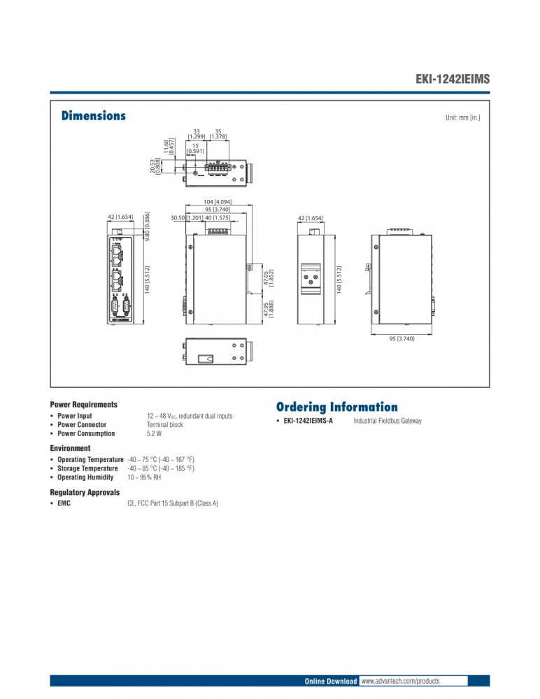 EKI-1242IEIMS technical document page 2
