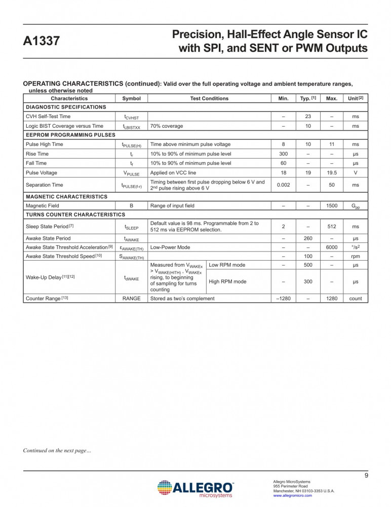 A1337 datasheet page 9