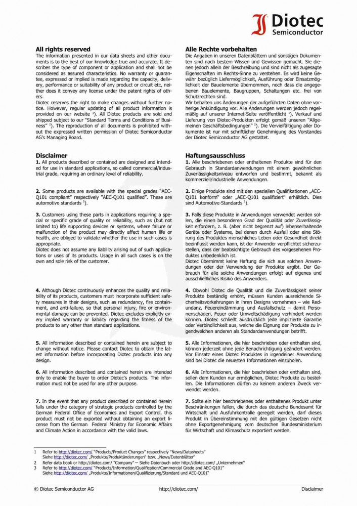 DIOTEC S3M datasheet page 3