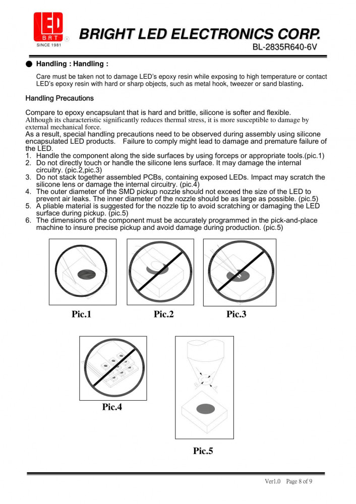BL-2835R640-6V datasheet page 7