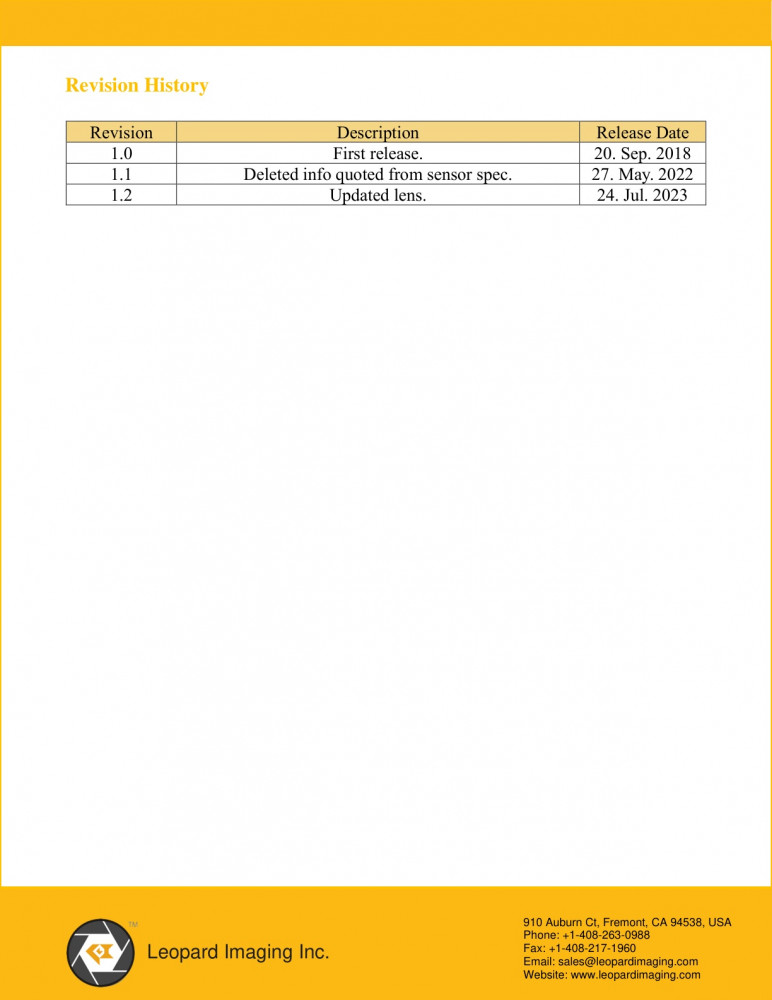 Supplied product document page 3