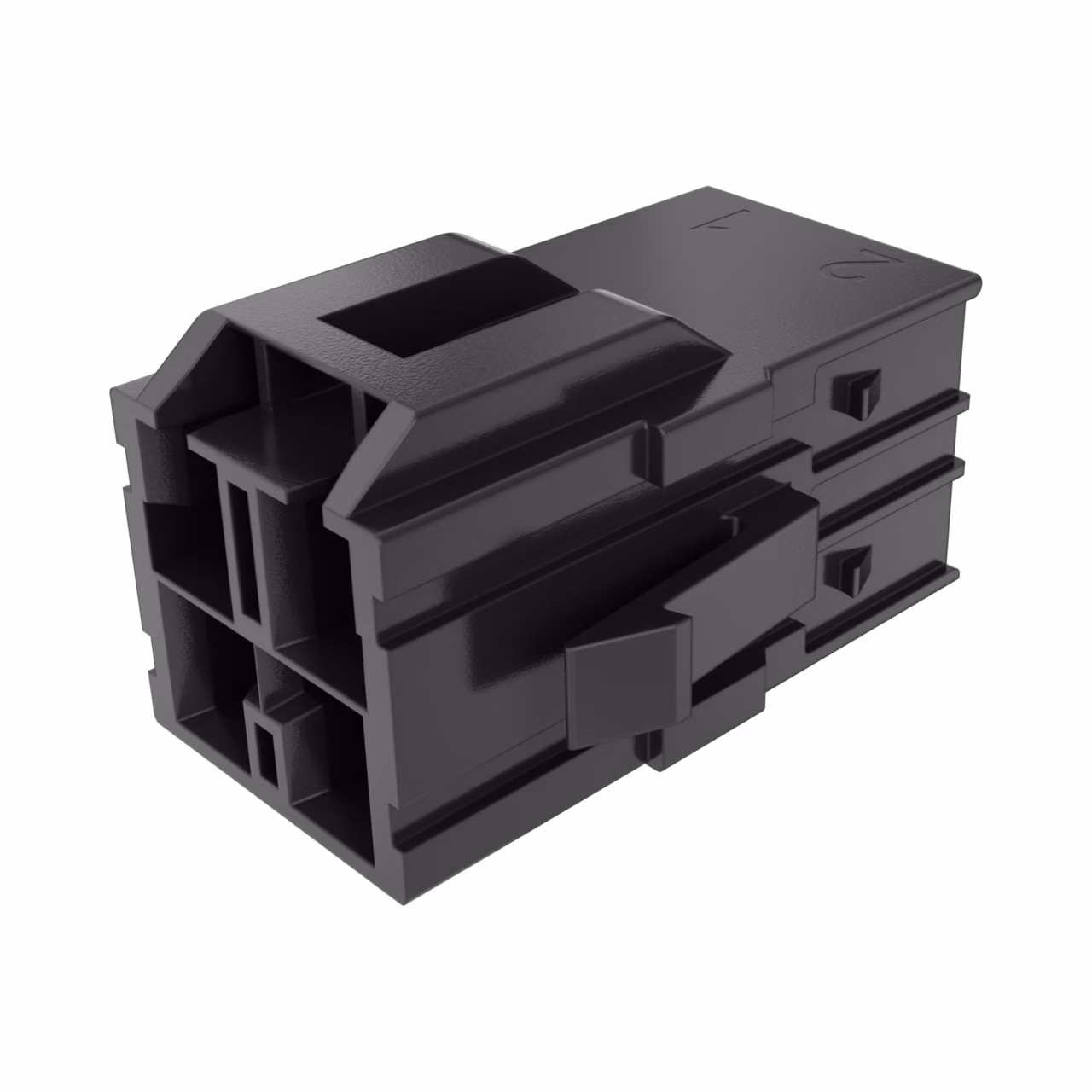 CP-6.5 Plug Housing, 6.50mm Pitch, Dual Row, 4 Circuits, Black for sale