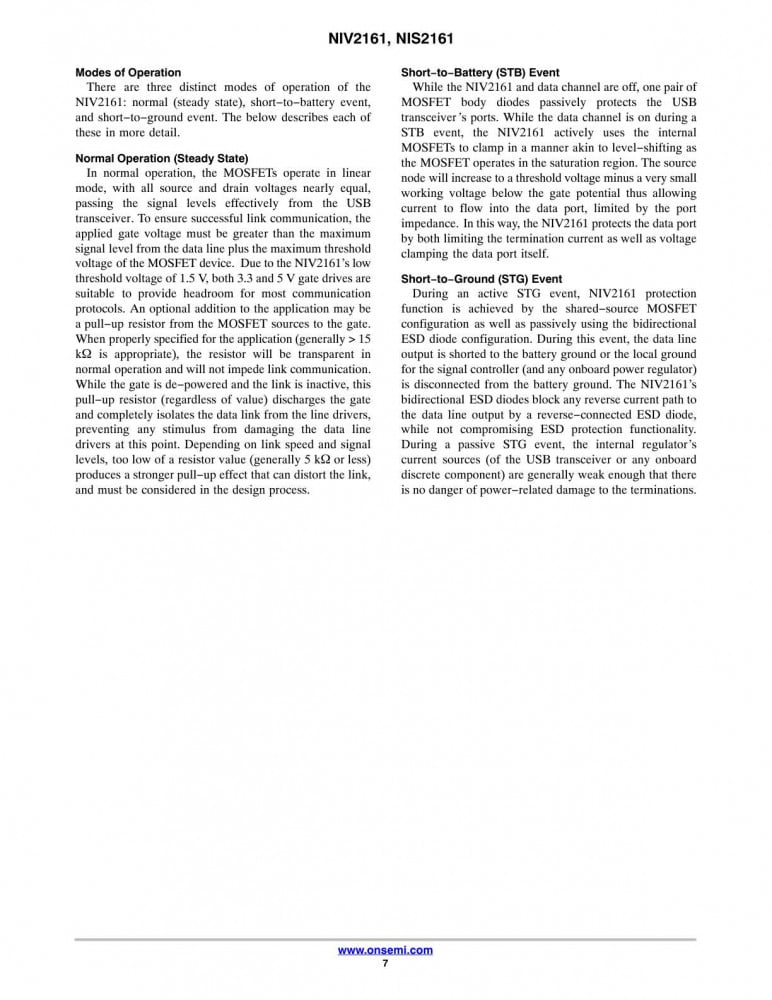 NIV2161 datasheet page 7