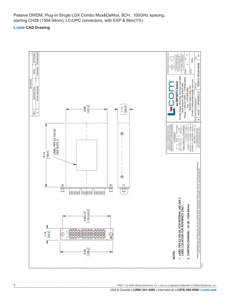 PDW1C-08128-NN46 technical document page 3