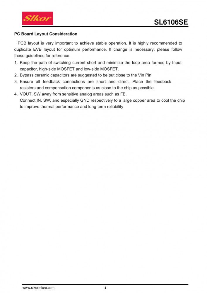 SL6106SE datasheet page 8