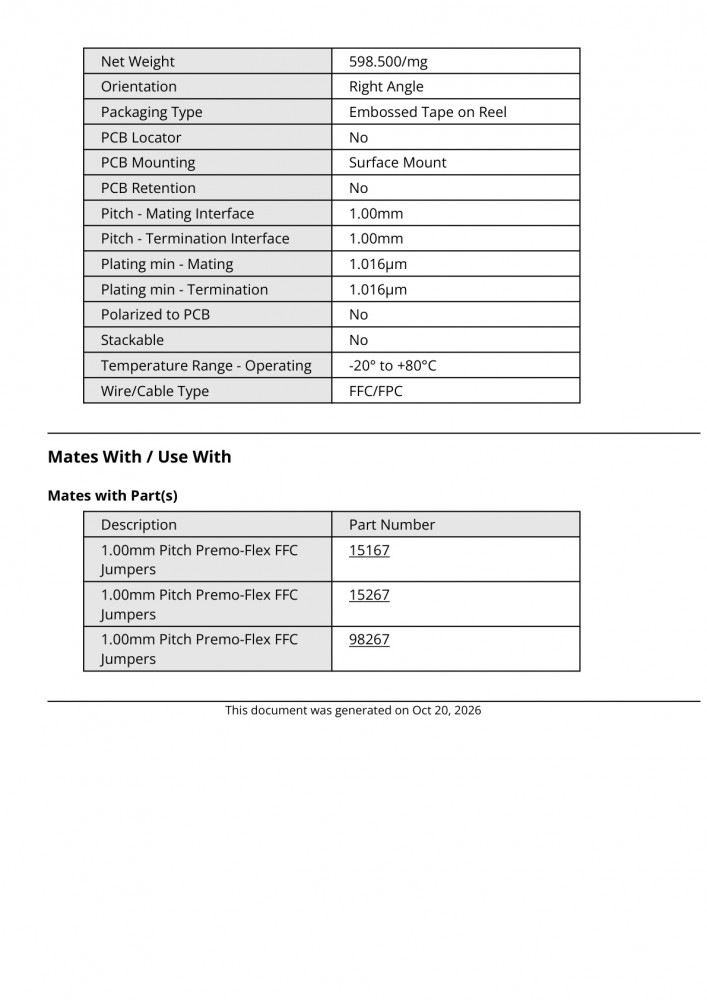MOLEX 528522370 technical document page 3