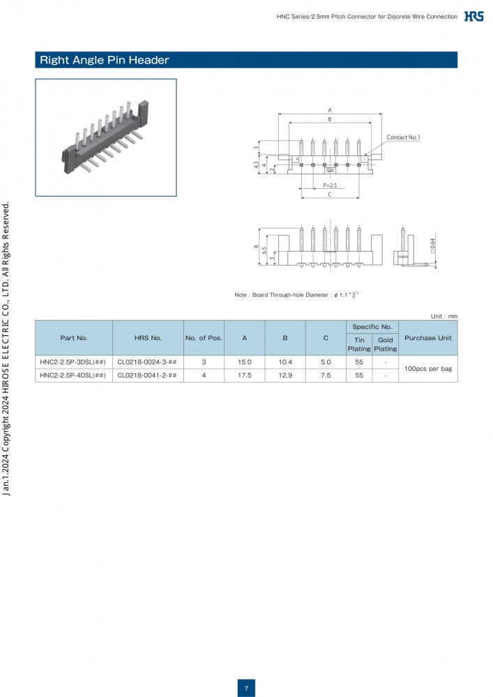 HNC Series document page 7