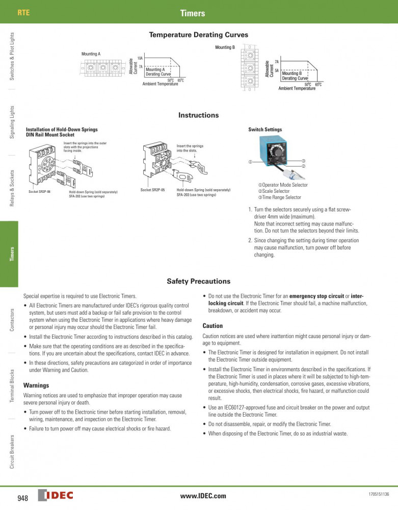 RTE analog timer technical document, page 5
