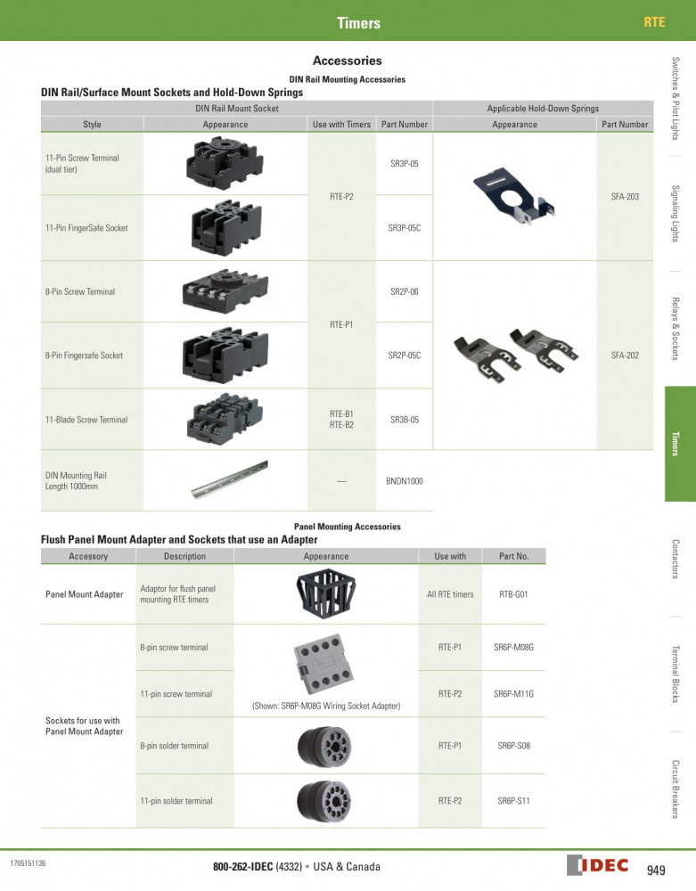 RTE analog timer technical document, page 6