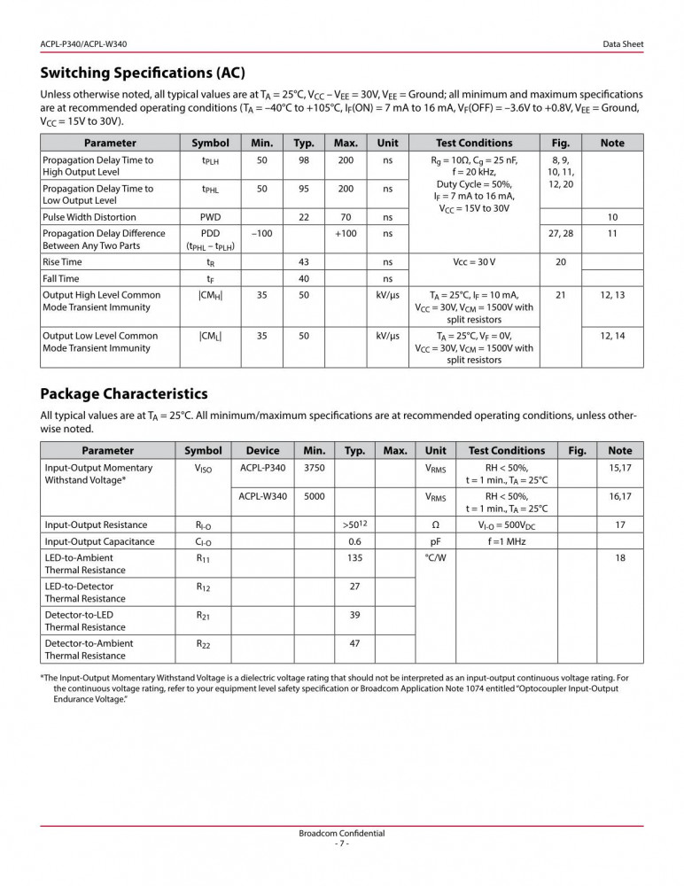 ACPL-W340-060E datasheet page 7