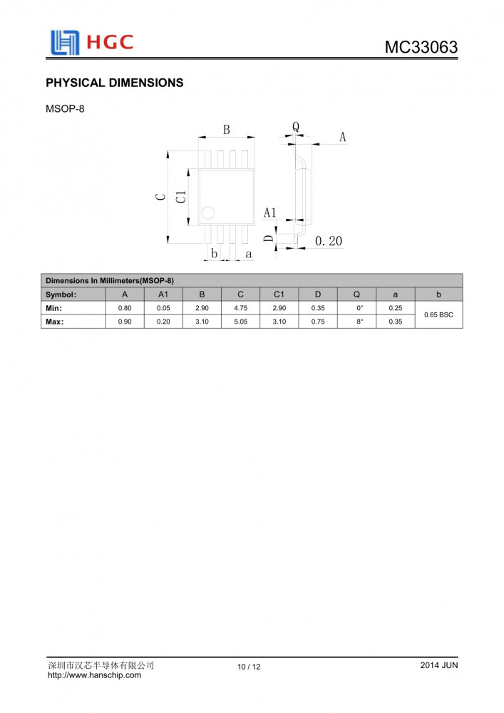MC33063DRG datasheet page 10