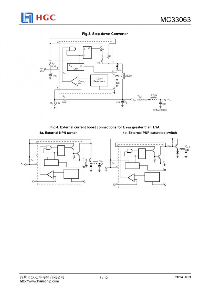 MC33063DRG datasheet page 6