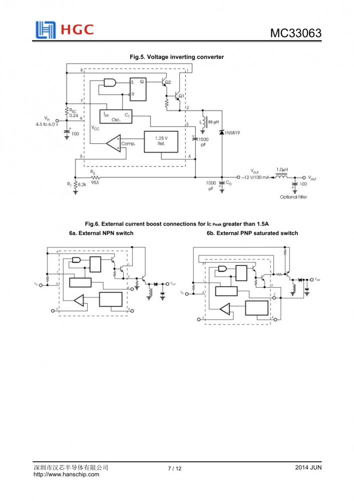 MC33063DRG datasheet page 7