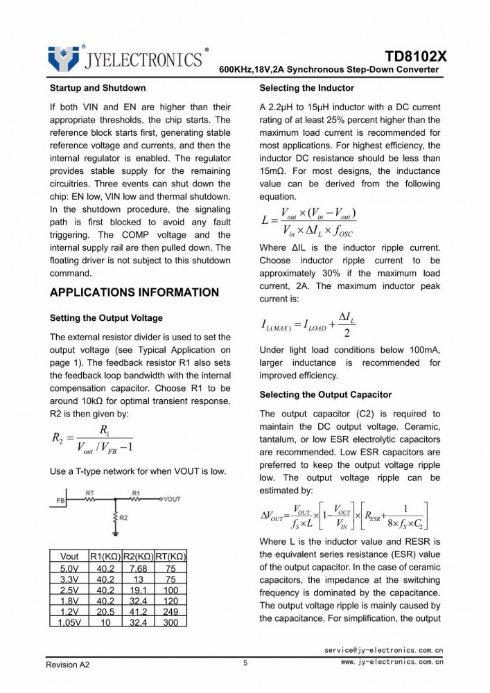 TD8102X datasheet page 5