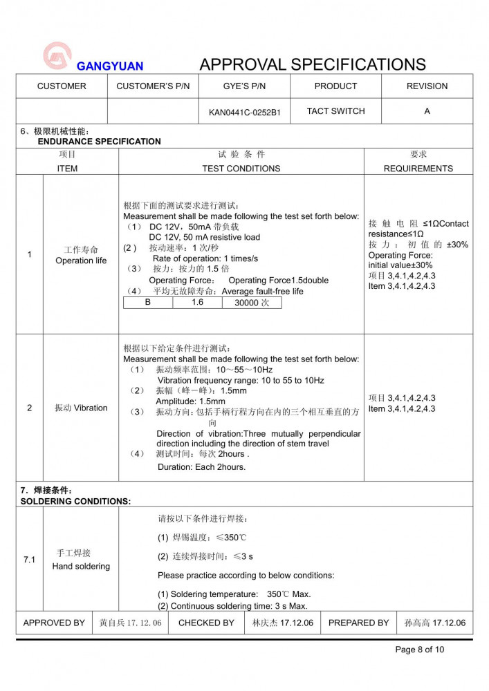 KAN0441C-0252B1 specification page 8