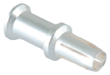 Heavy-Duty Turned Crimp Contact for 5A D-Sub Inserts and Modules, Female,  Gold (Au) Plated Copper Alloy, 0.14-0.35mm² (26-22 AWG), 100 per Bag