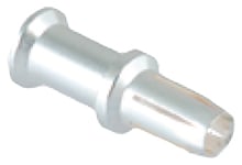 Heavy-Duty Turned Crimp Contact for 5A D-Sub Inserts and Modules, Female,  Gold (Au) Plated Copper Alloy, 0.14-0.35mm² (26-22 AWG), 100 per Bag