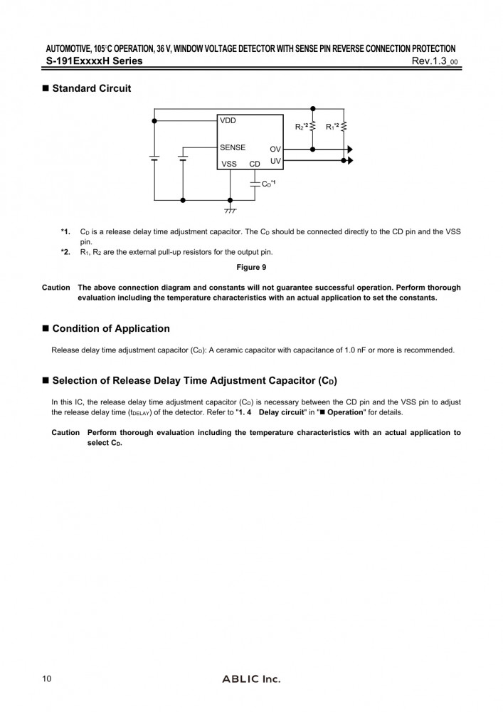 ABLIC S-191E datasheet page 10