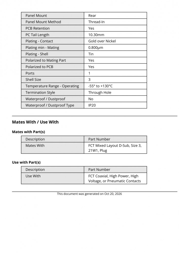 MOLEX 1731071888 technical document page 3
