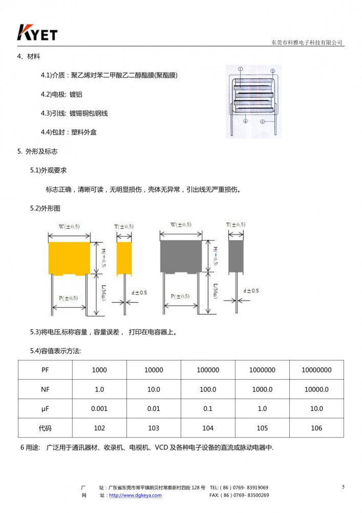 KYET specification approval page 5