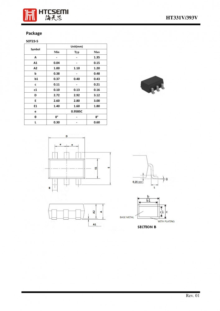 HT331VRTZ datasheet page 6