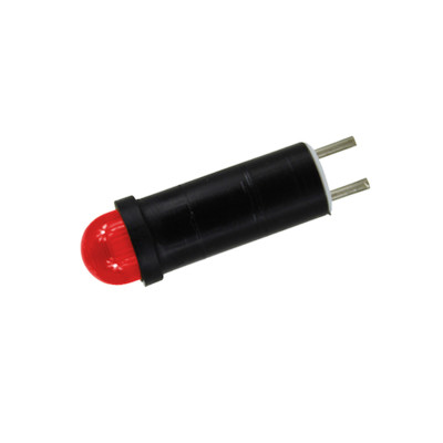 LED Panel Mount Indicator Red .290″ 24V Straight Leads for sale