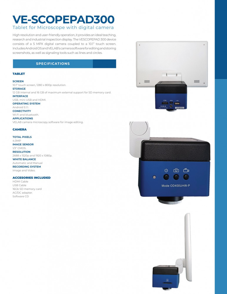 VE-SCOPEPAD 300 product document, page 2