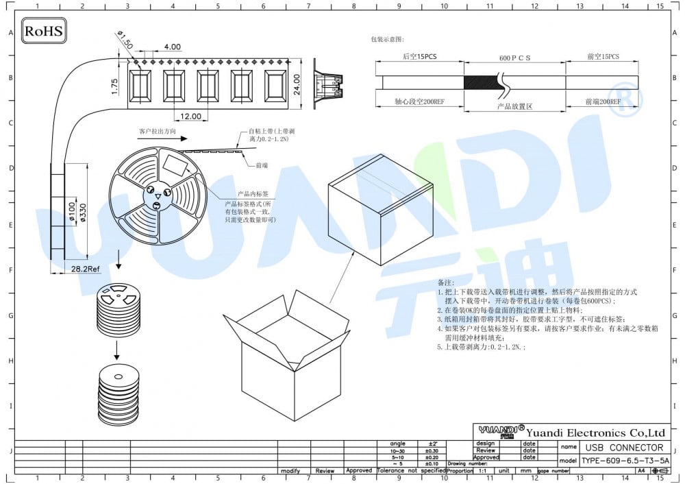 TYPE-609-6.5-T3-5A technical drawing page 2