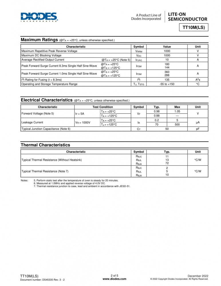 TT10M_HF datasheet page 2