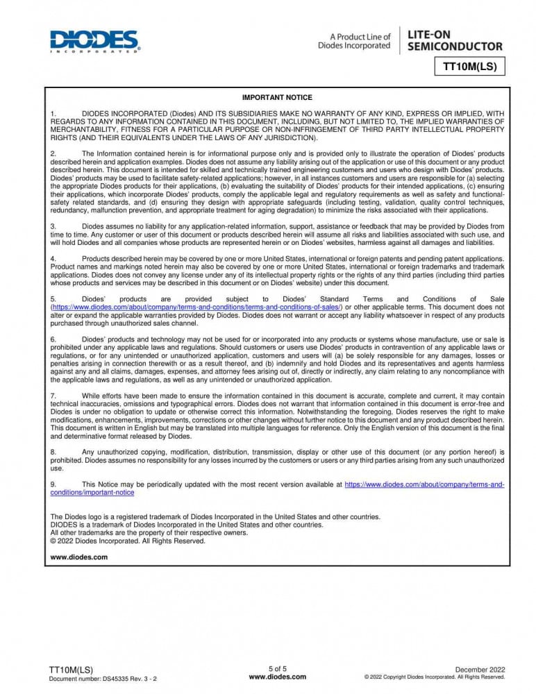 TT10M_HF datasheet page 5