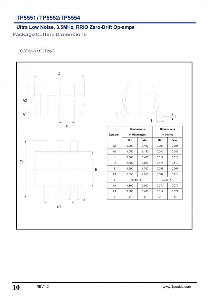 TP5554-TR datasheet page 10