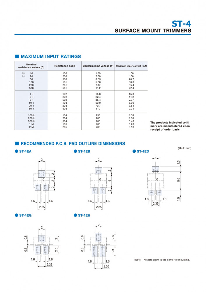 ST-4E product documentation page 3