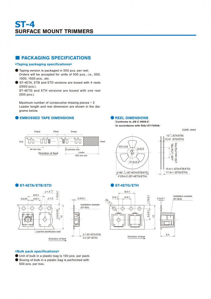 ST-4E product documentation page 6
