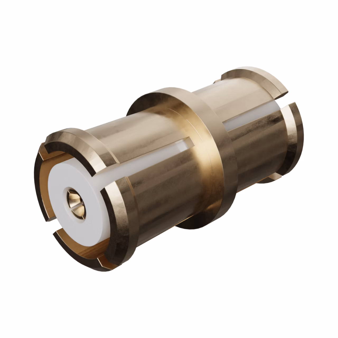 SMP Jack-to-SMP Jack Adapter, Straight, 6.45mm Length, One Piece Per Bag, 50 Ohms for sale