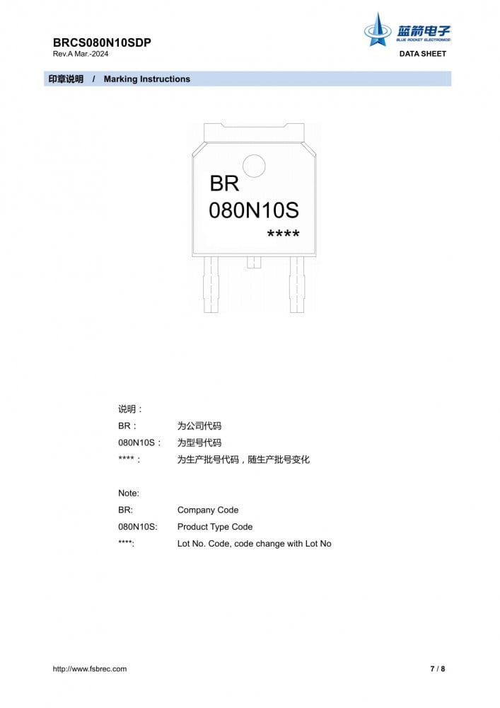 BRCS080N10SDP datasheet page 7