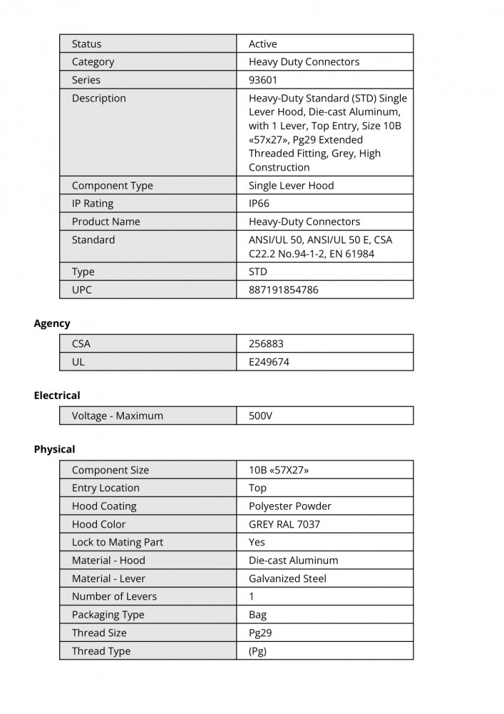 Technical document image 2 for MOLEX 936011873