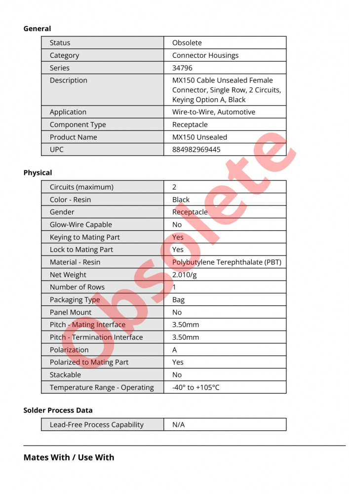 MOLEX 347960201 document image, page 2