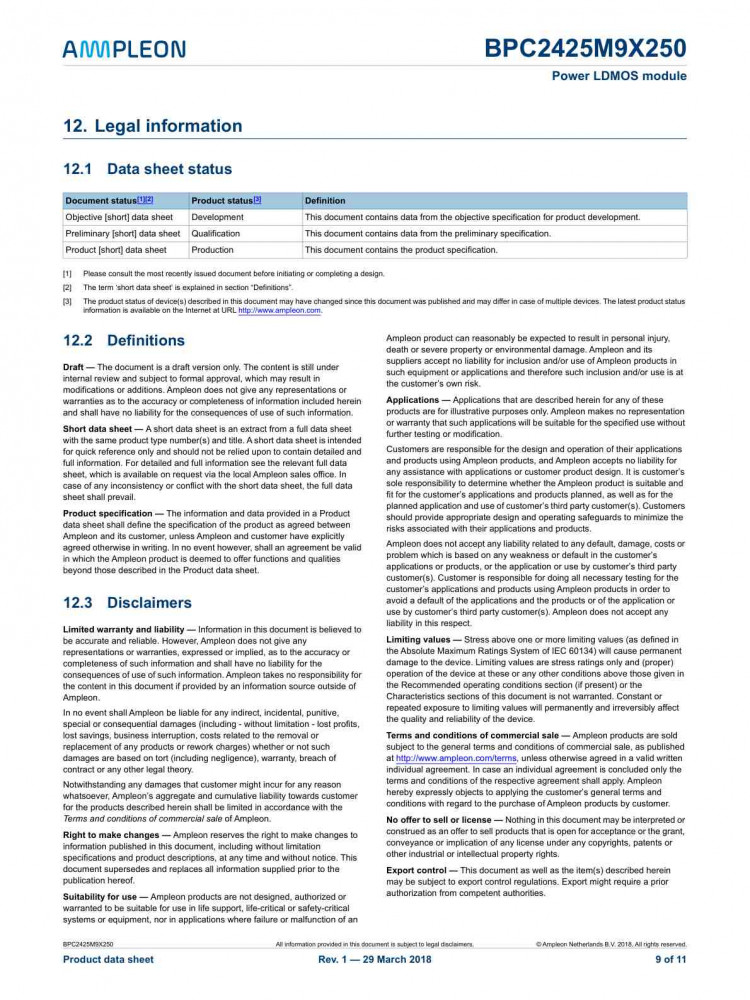 BPC2425M9X250 datasheet page 9