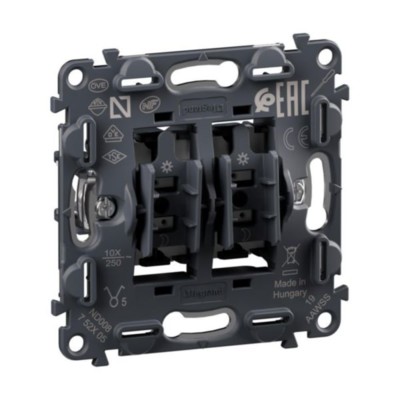 2-gang one-way switch Valena In'Matic - 10 AX 250 V~ for sale