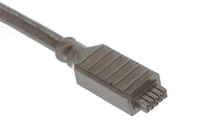 Nano-Fit-to-Nano-Fit Off-the-Shelf (OTS) Overmolded Cable Assembly, Dual Row, Matte Tin (Sn) Plating, 5.0m Length, 6 Circuits, Black