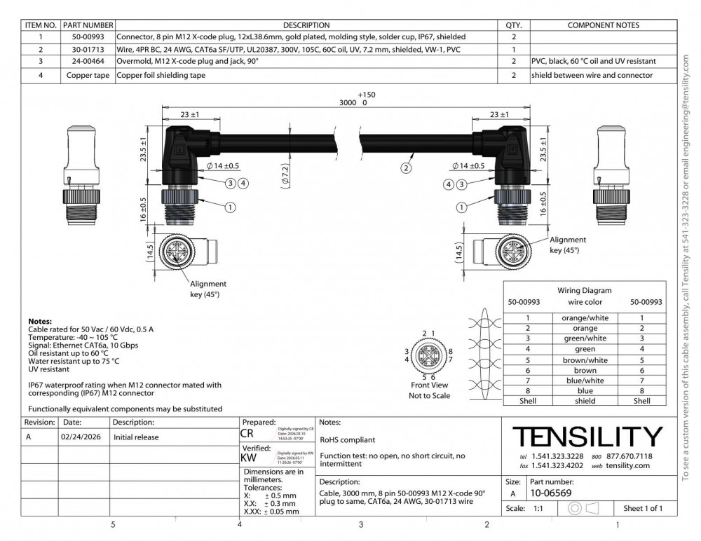 Tensility 10-06569 product drawing preview