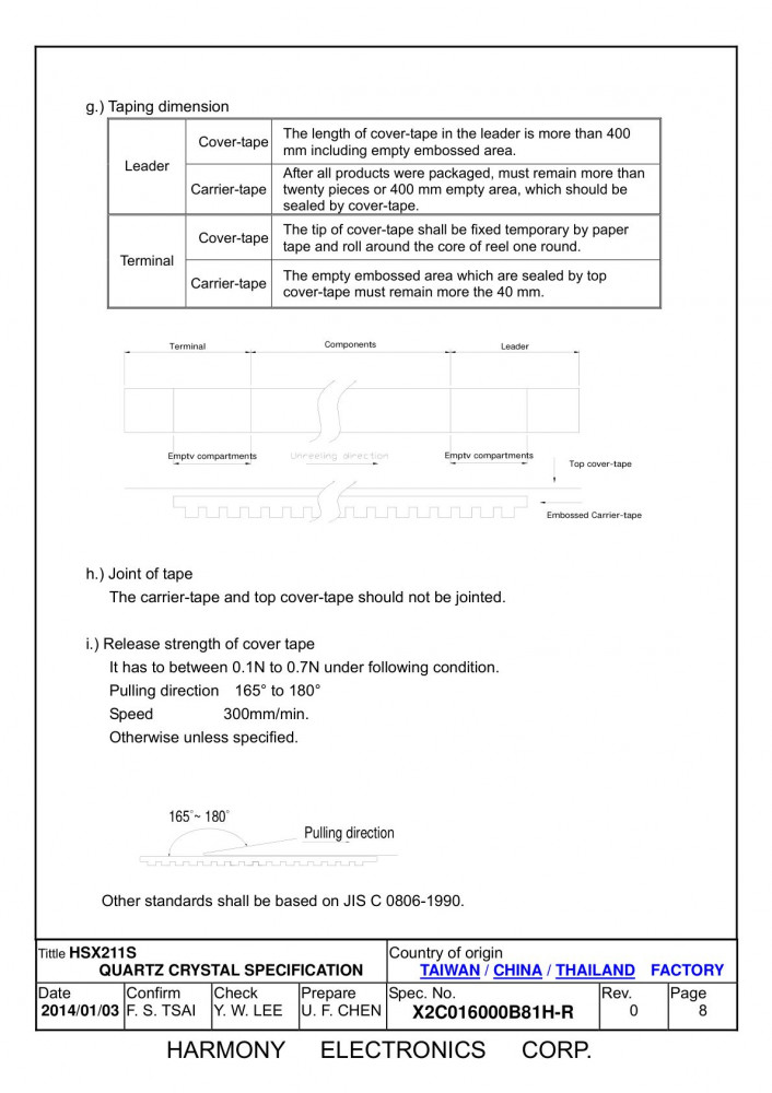 X2C016000B81H-R specification page 8