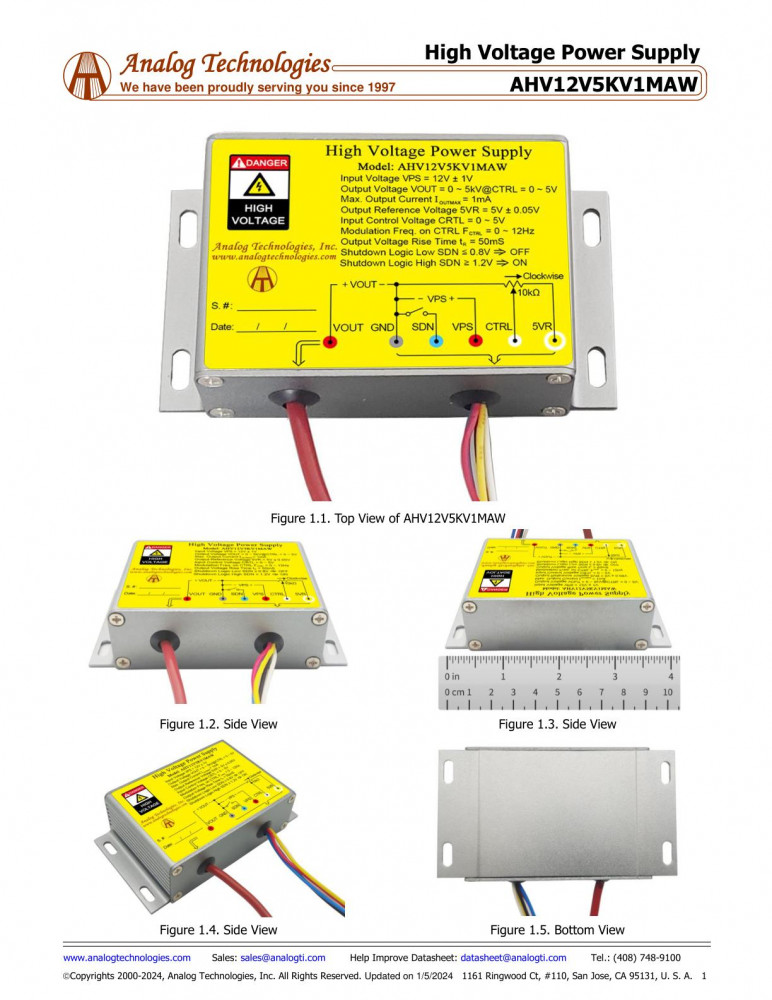 AHV12V5KV1MAW datasheet page 1