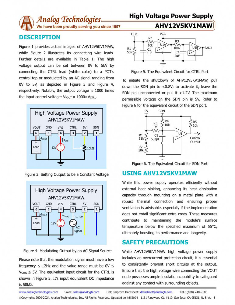 AHV12V5KV1MAW datasheet page 3