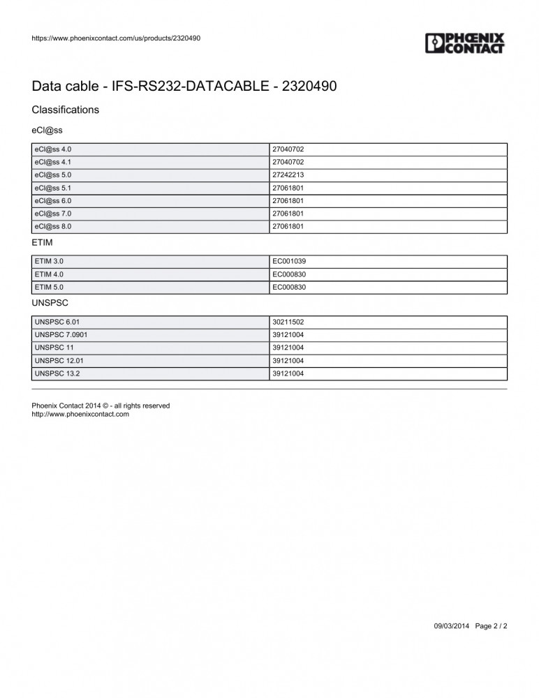 2320490 product document image, page 2