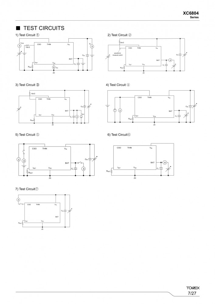 XC6804A4E14R-G datasheet page 7