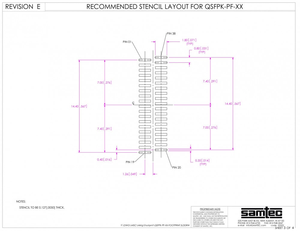 Samtec QSFPK-PF-02 drawing page 3