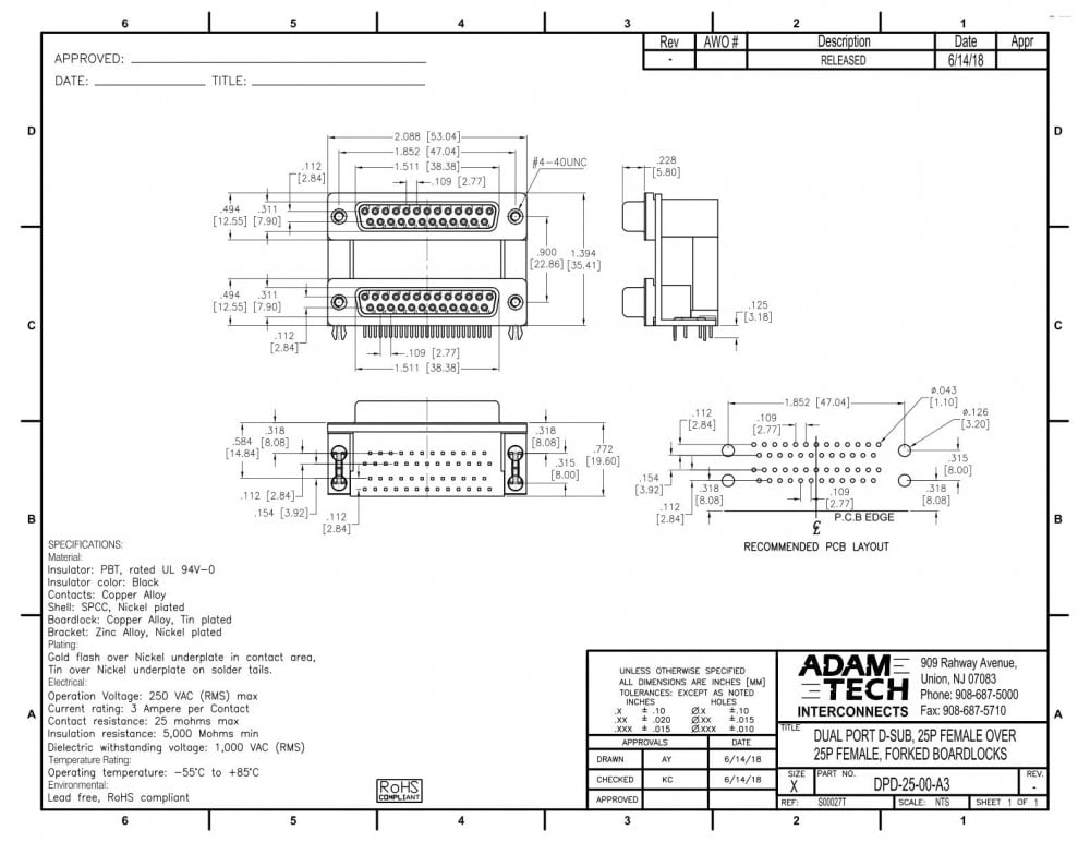 DPD-25-00-A3 technical document page