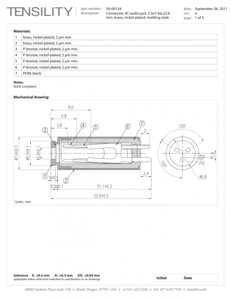 50-00124 technical document, page 1